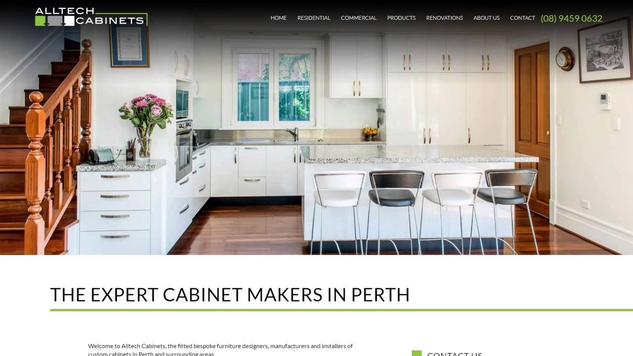 Alltech Cabinets   Website Preview
