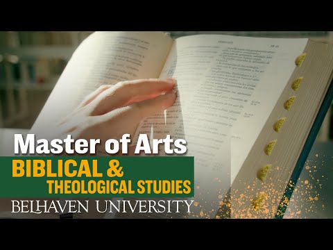 Belhaven University's Online Master of Arts in Biblical and Theological Studies