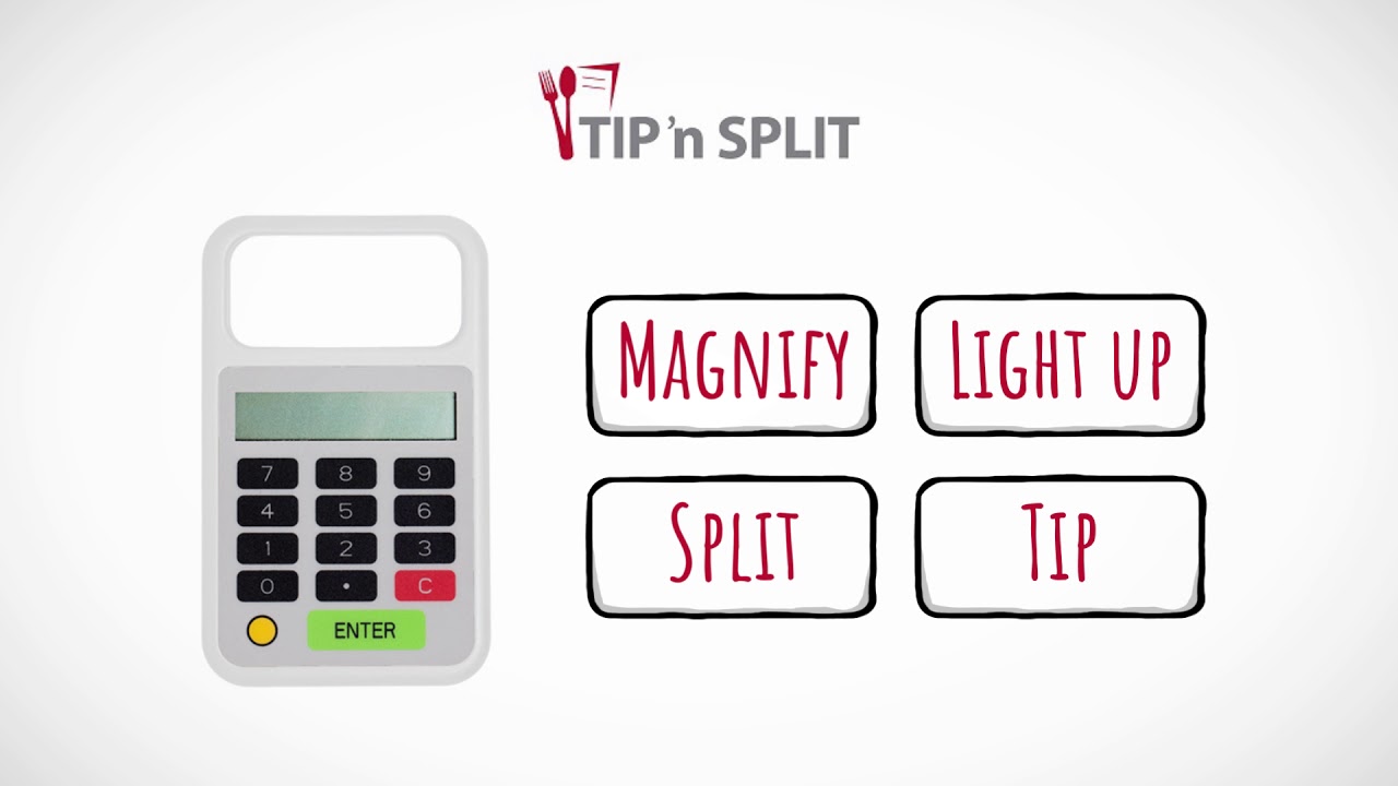 Easy-to-follow instructions for Tip 'n Split.