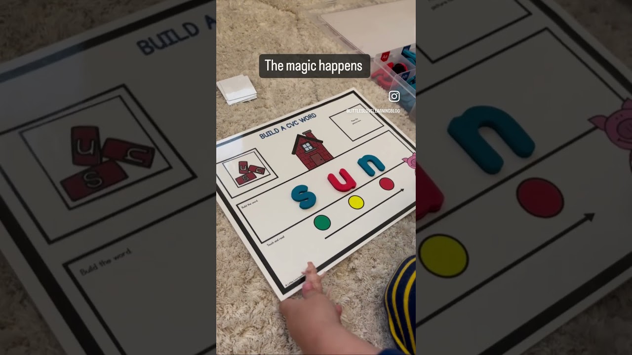 Teach Your Child to Read Through PLAY | Blending Sounds | Phonics Tips | Preschool, Kindergarten