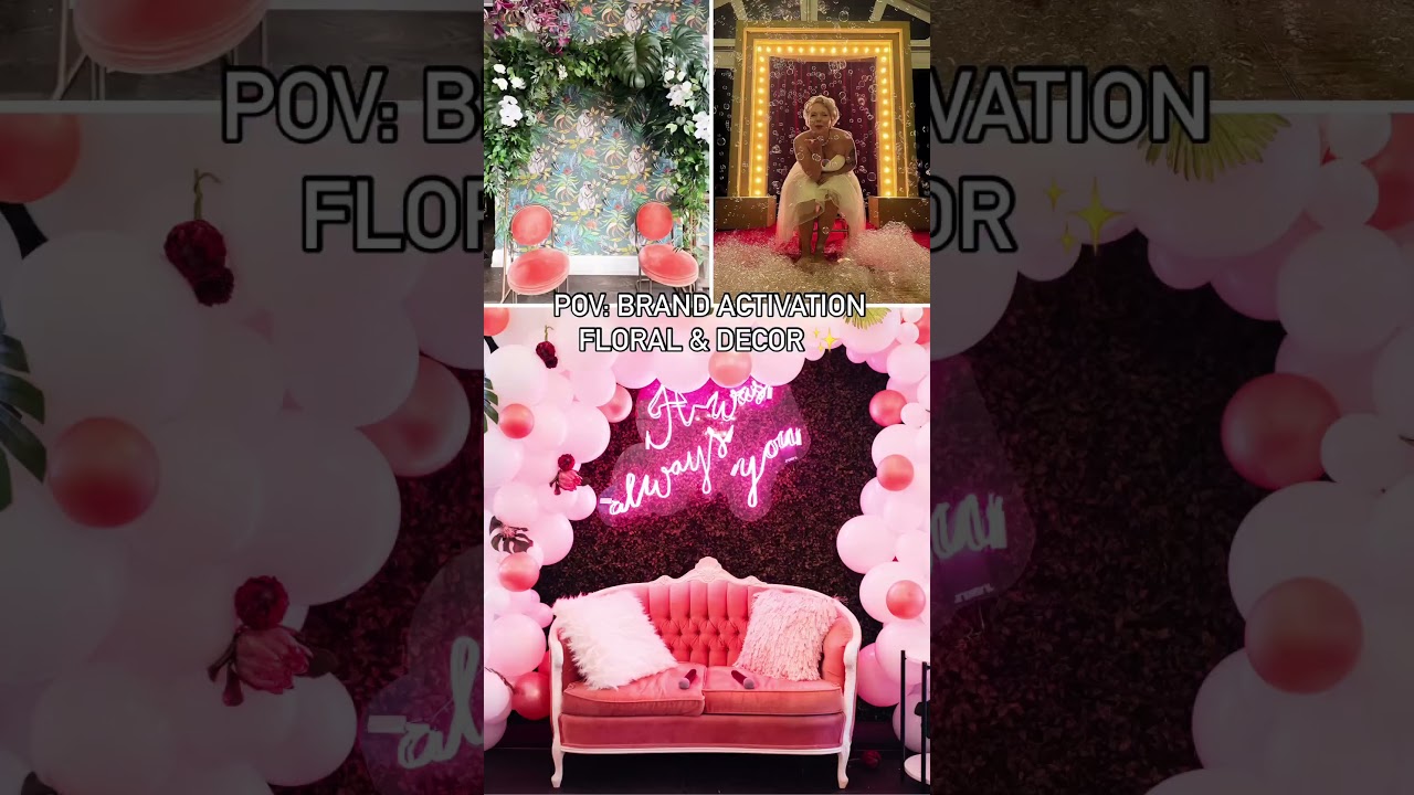 POV: Brand Activation Floral & Decor by BellamyLoft