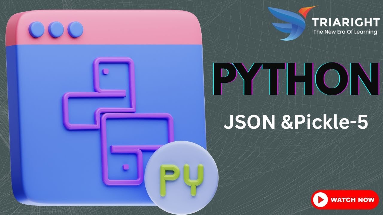 JSON and Pickle in Python | Advanced Serialization Techniques | Python Tutorial Chapter 23 – Part 5