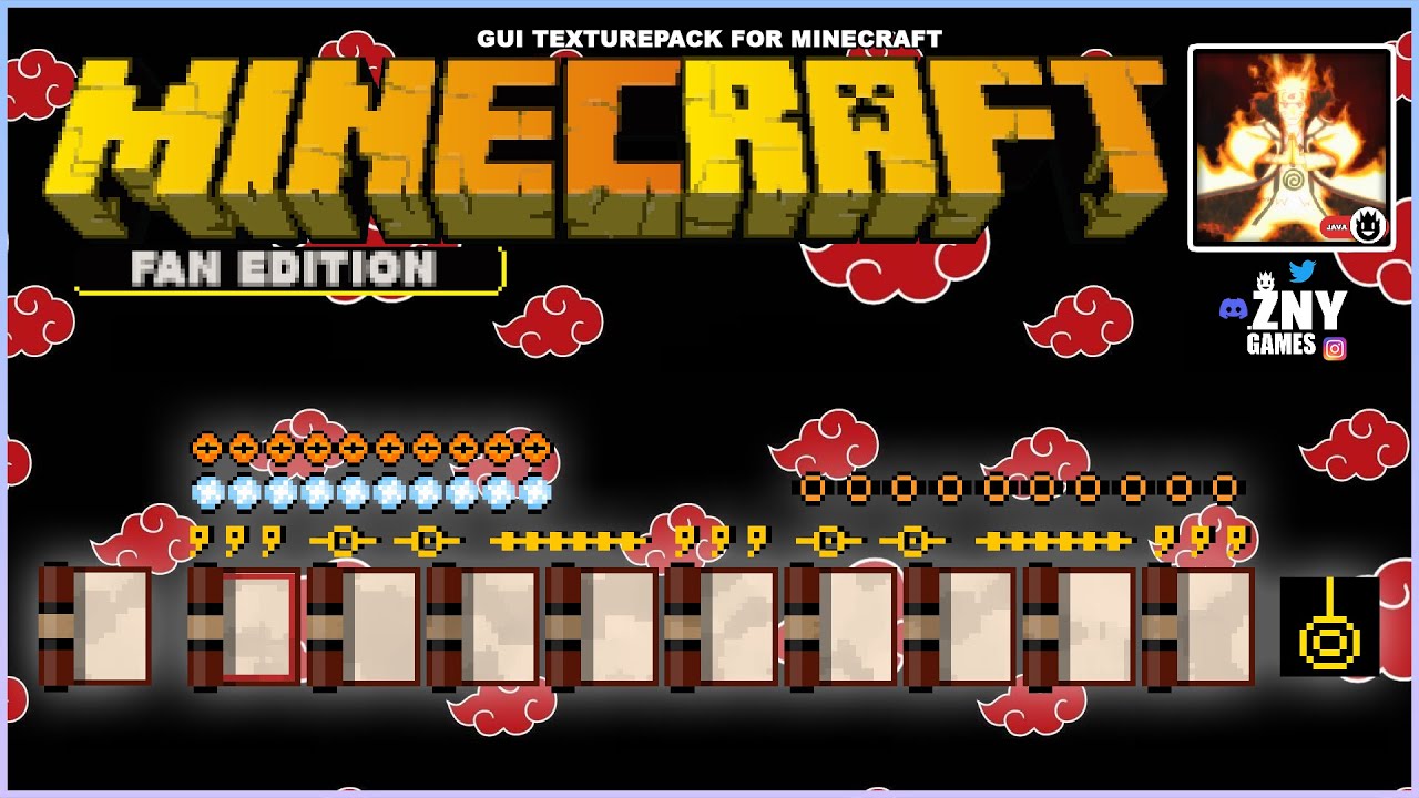 NARUTO SHIPPUDEN Minecraft Resource Pack | PvP Resource Pack