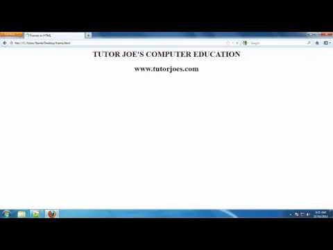 Learn Frameset In HTML Tamil - Mind Luster
