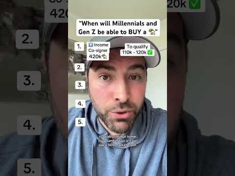 When Will Millennials and Gen Z Be Able To BUY a House Again?