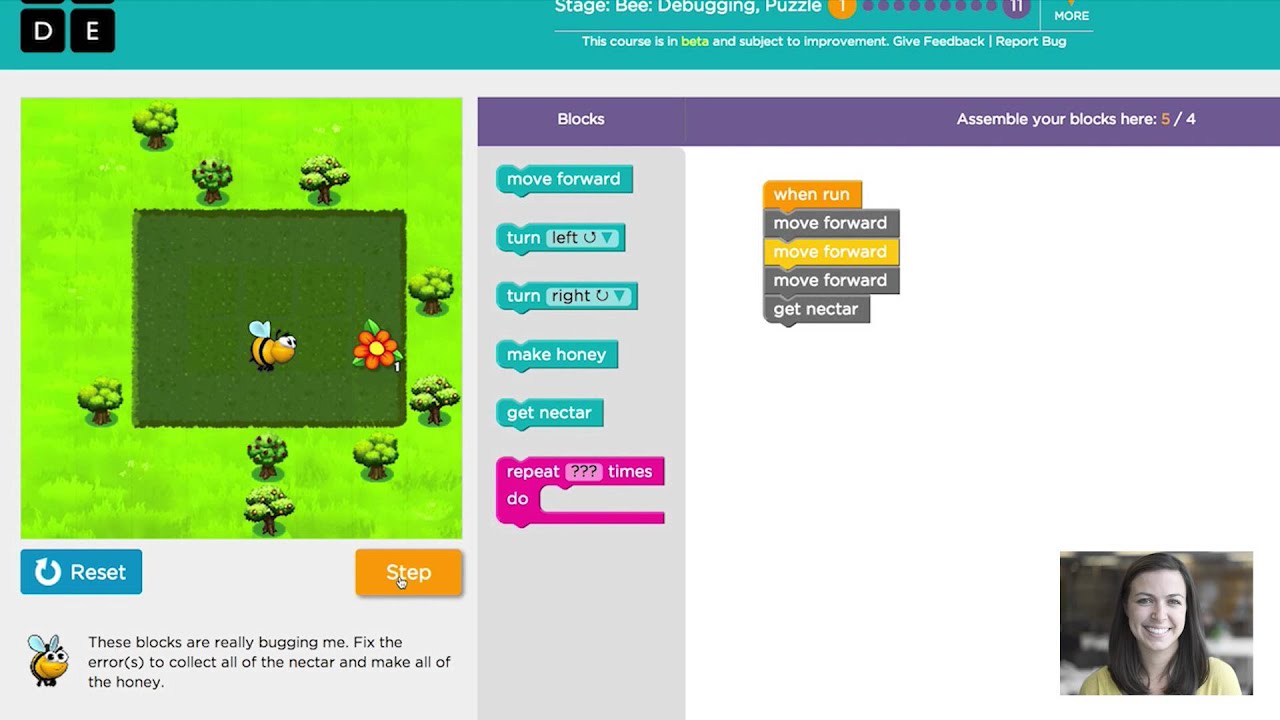 Course 2 - Bee - debugging