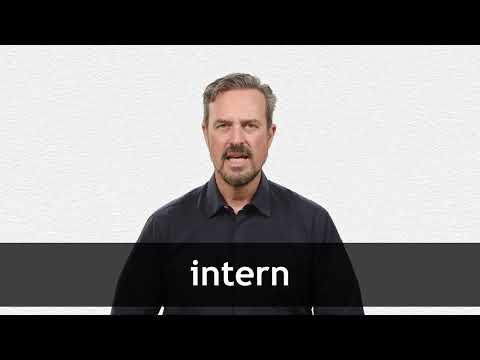 INTERN definition and meaning | Collins English Dictionary