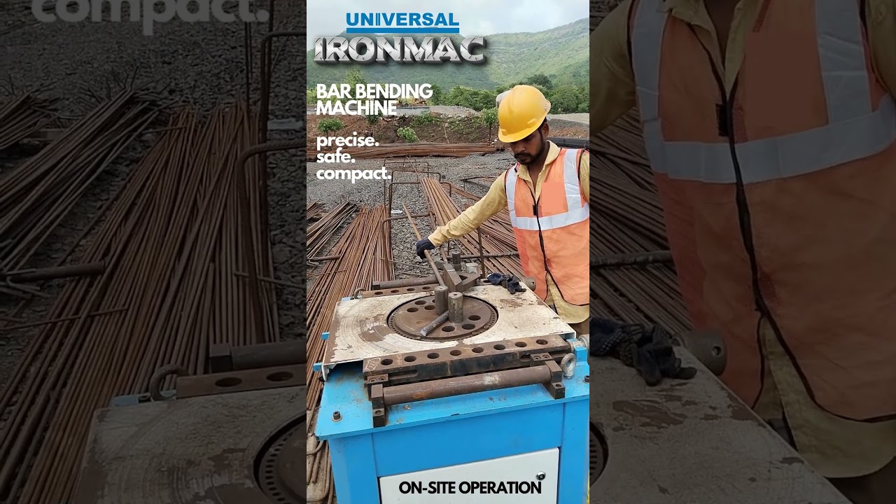 Bar Bending & Bar Cutting Machine On Site Use