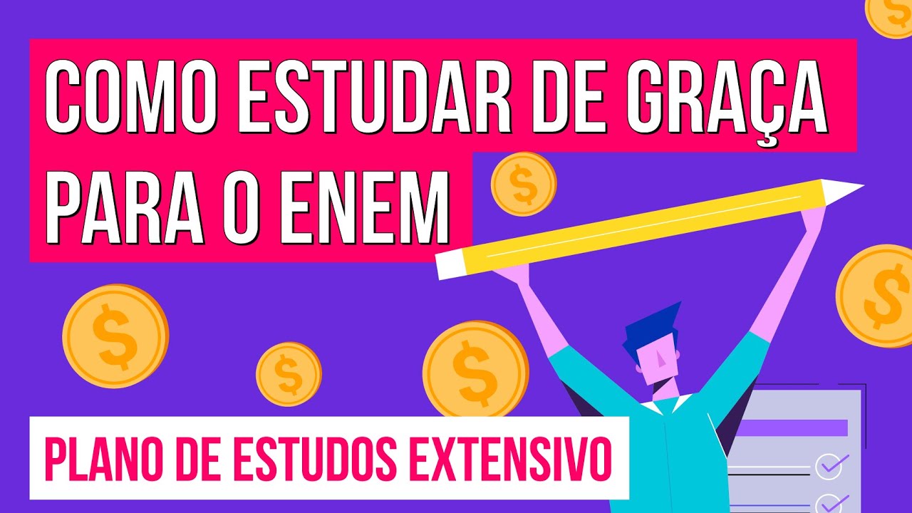 ENEM 2024 STUDY PLAN: FREE EXTENSION. Registration open. See how to study for free