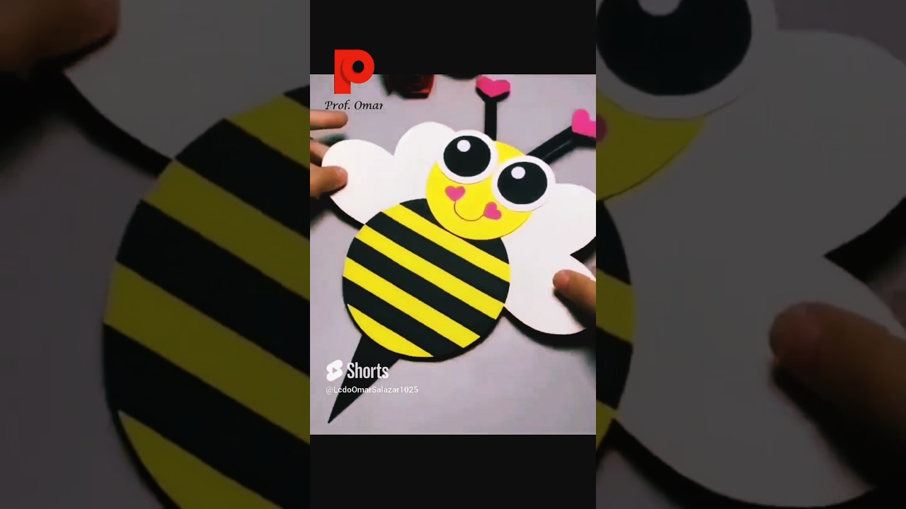 Cómo hacer una Abejita #manualidades #diy #craft