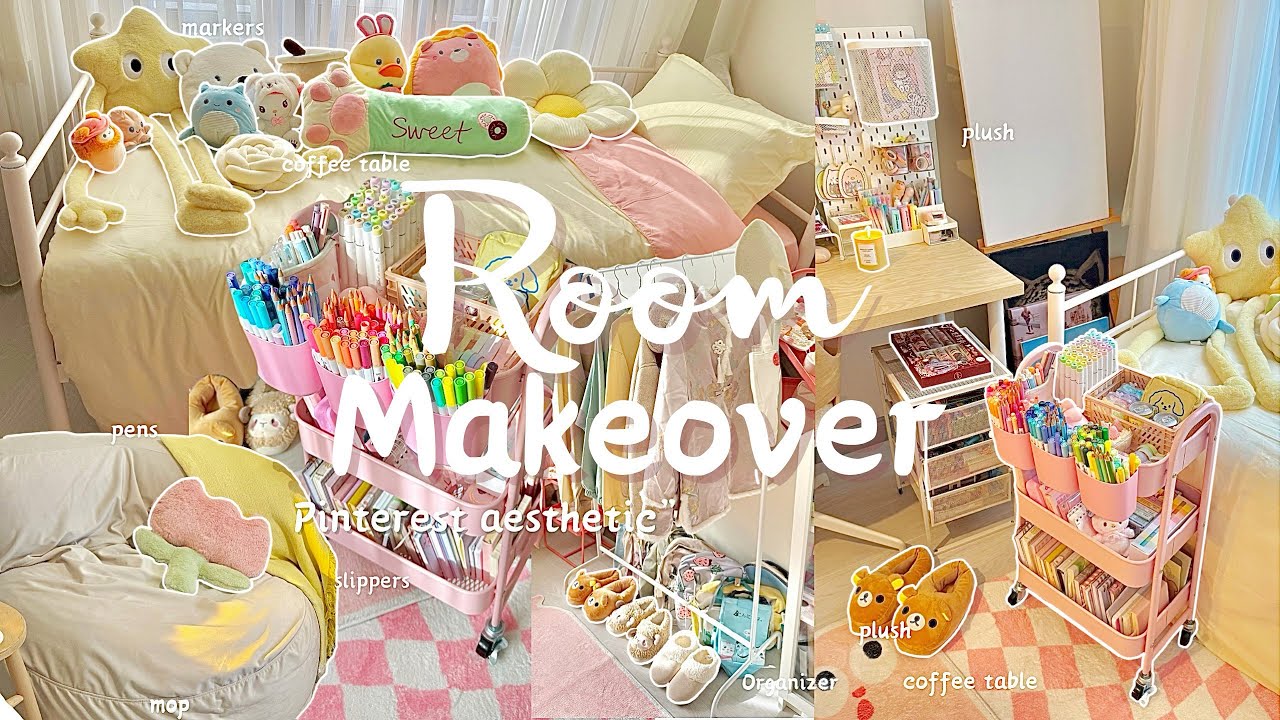 room makeover | aesthetic, cozy, pinterest ☁️