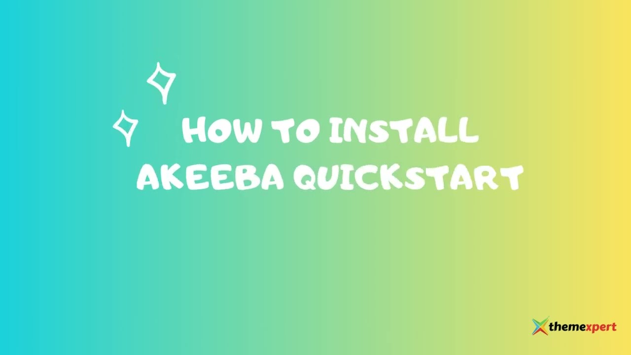 How to install Akeeba Quickstart in Joomla 4