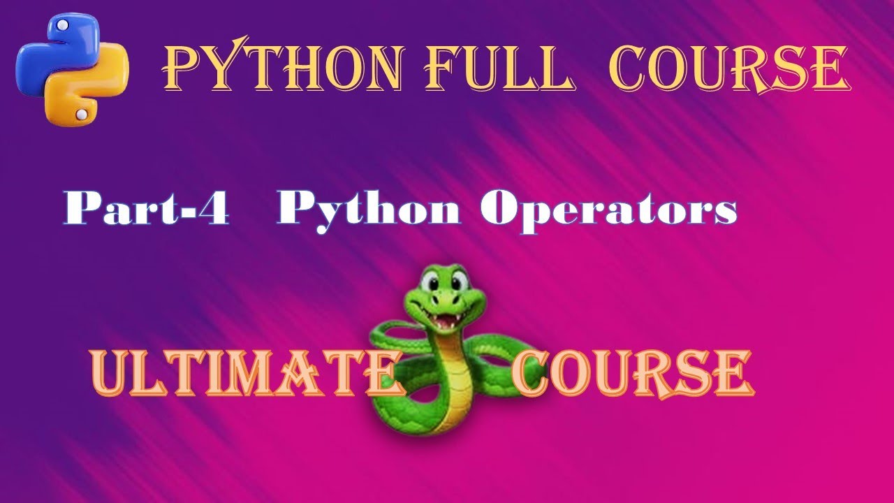 Python Operators: A Complete Guide for Beginners!  #pythonoperators #pythonbasicsforbeginners