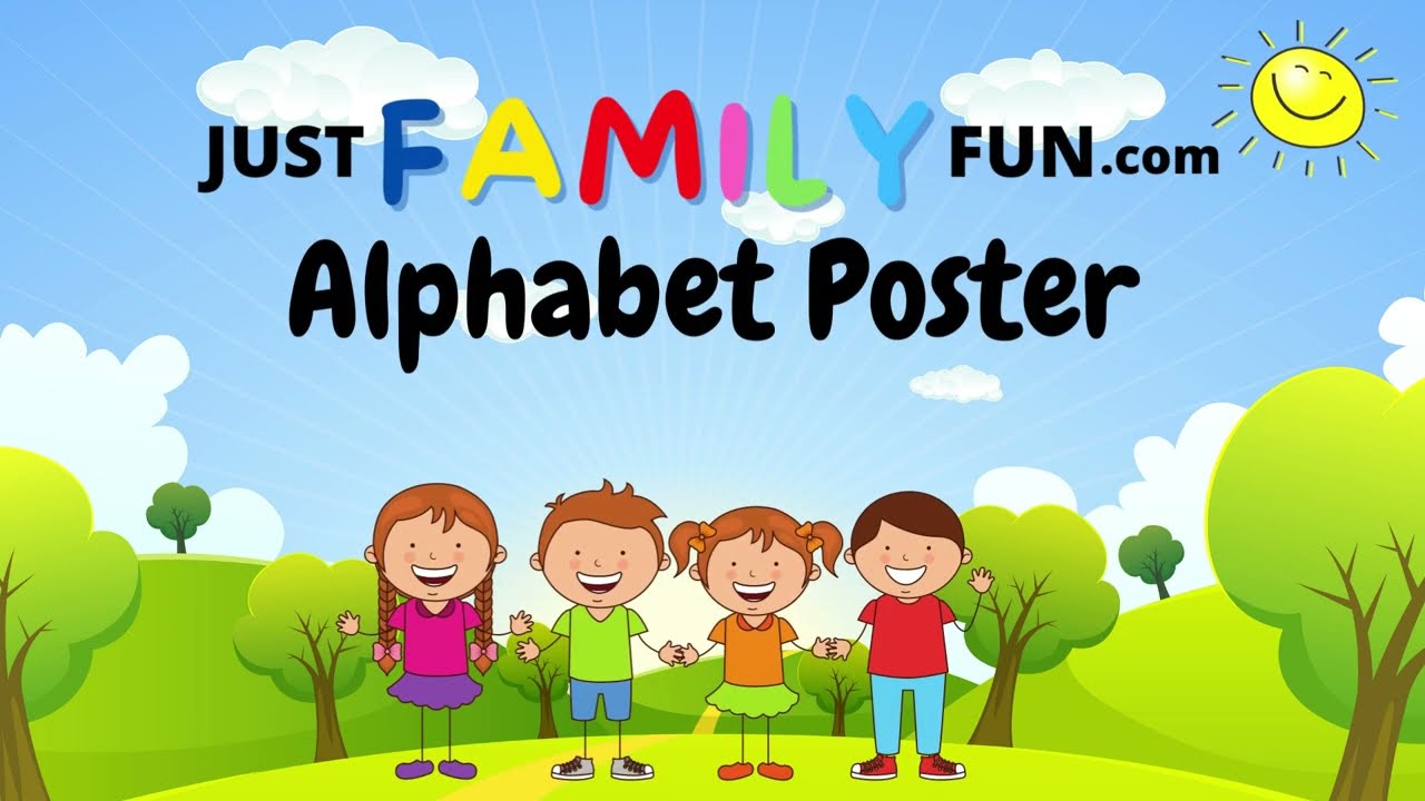 Alphabet poster printable
