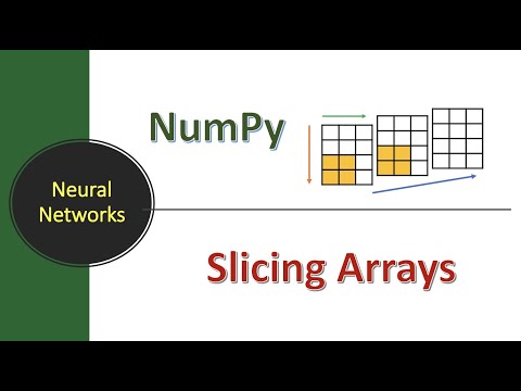 Learn Lecture 26 NumPy Slicing NumPy Arrays | Deep Learning - Mind Luster