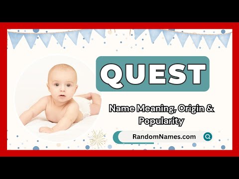 Quest - Baby Boy Name Meaning, Origin & Popularity - RandomNames.com