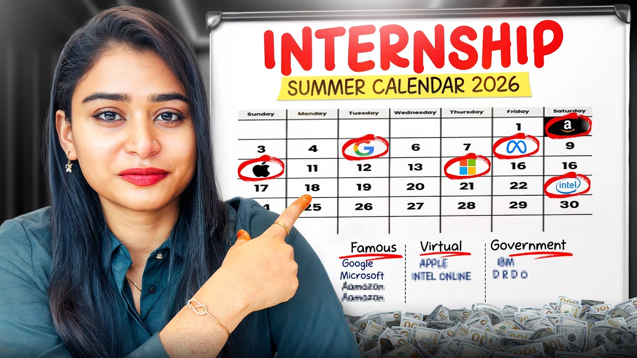 Summer Internship 2026 – How To Get Internship for Freshers | Complete Roadmap