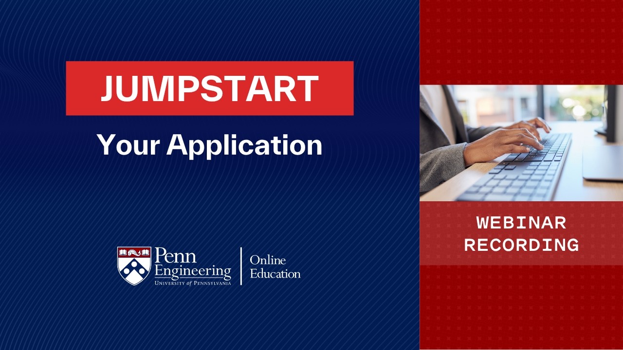 December 8, 2025 - Admissions Webinar - Jumpstart Your Application