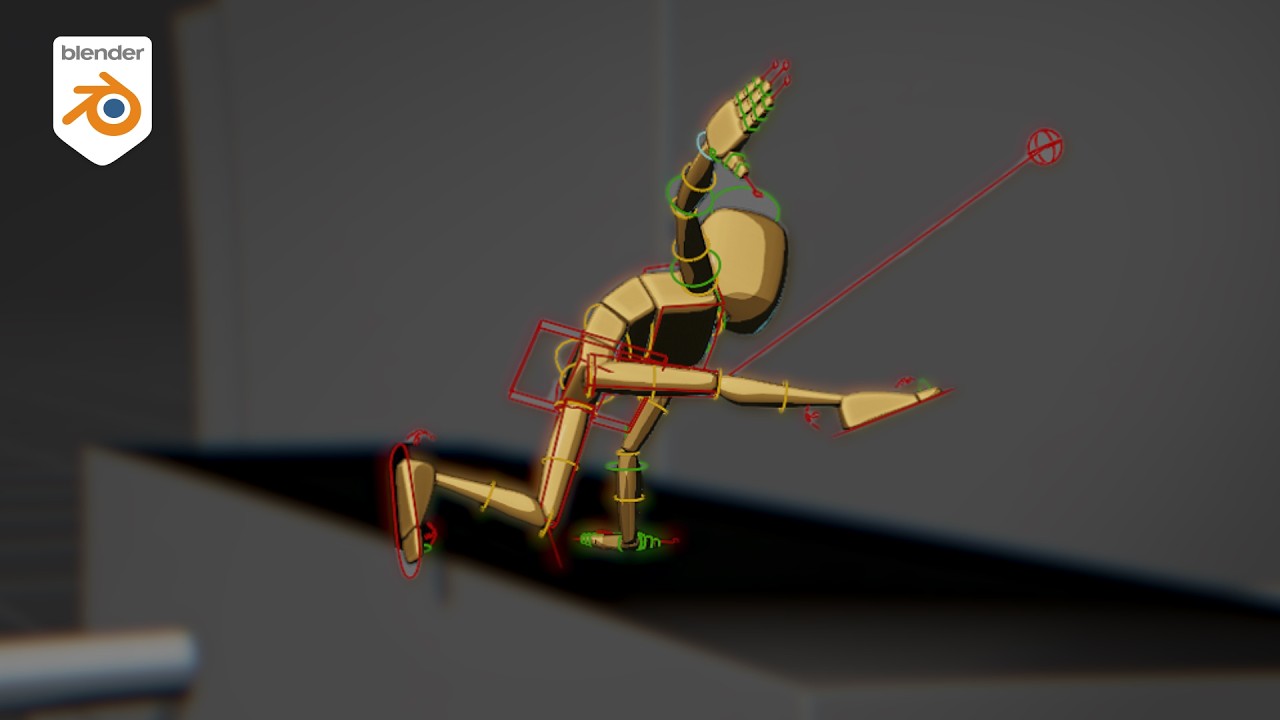 Parkour Animation Progress – Body Mechanics Study | Blender