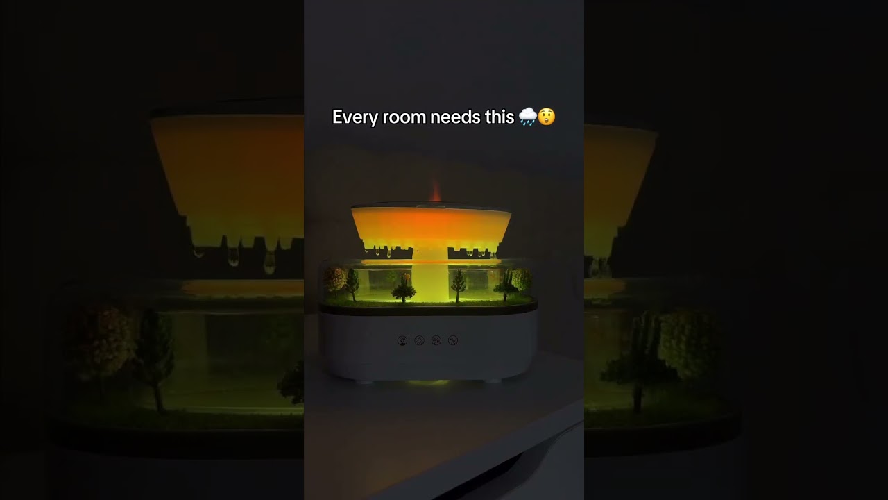 Every room needs this 😭😭.#aesthetic #diffuser #rainsound #asleep #homedecor #sleep #forest