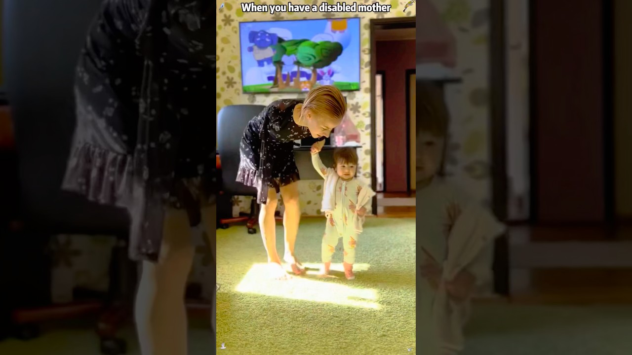 An amazing mom—cheers to her courage.#love #wedding #peoplewithdisabilities #baby
