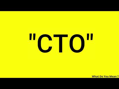 CTO Full Form || What is CTO ?