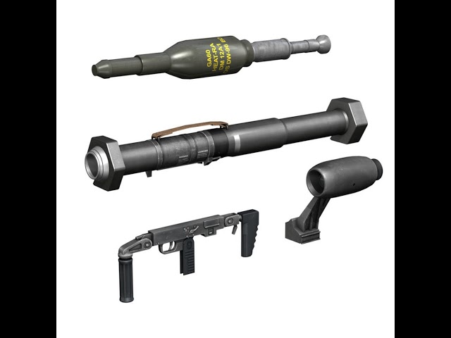 Anti-tank rocket launcher Panzerfaust 3 3D Model - FlatPyramid