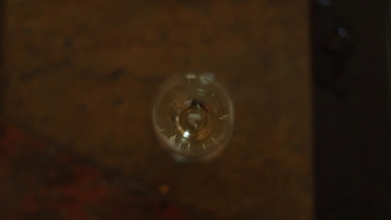Dollar Stock Video | Champagne Bubbles in Glass Top Down | 29.97fps HD 1080p