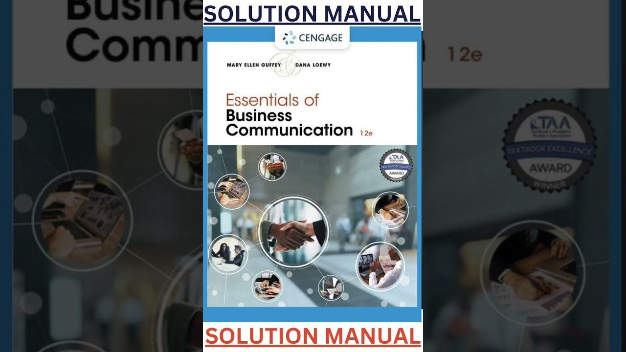 Solutions Manual for Essentials of Business Communication 12th Edition by Mary Ellen Guffey & Loewy
