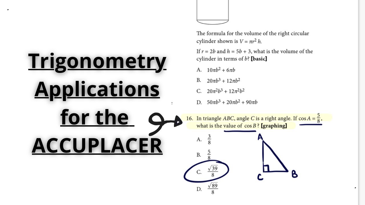 Trigonometry Word Problems for the TSI College Placement Test