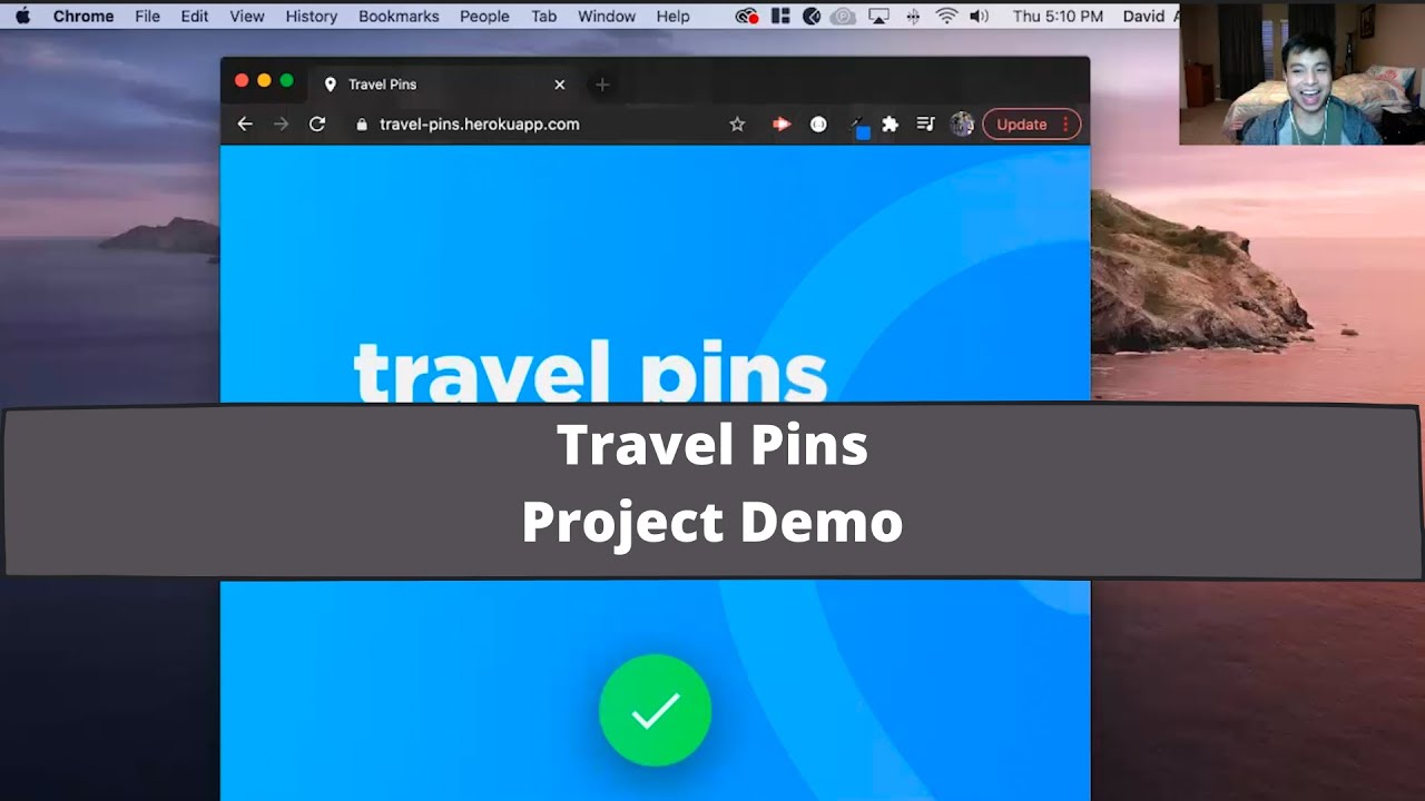 Travel Pins - What is a Coding Bootcamp Final Project? (UC Berkeley Coding Bootcamp)