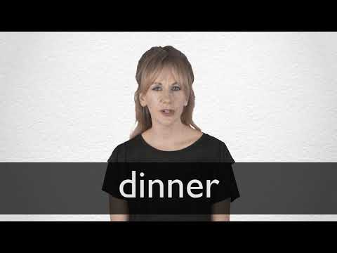 How to pronounce DINNER in British English