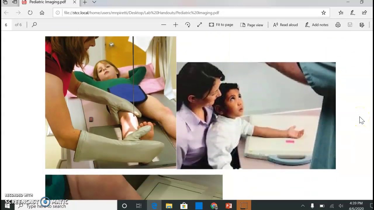 Pediatric Imaging Lab tips