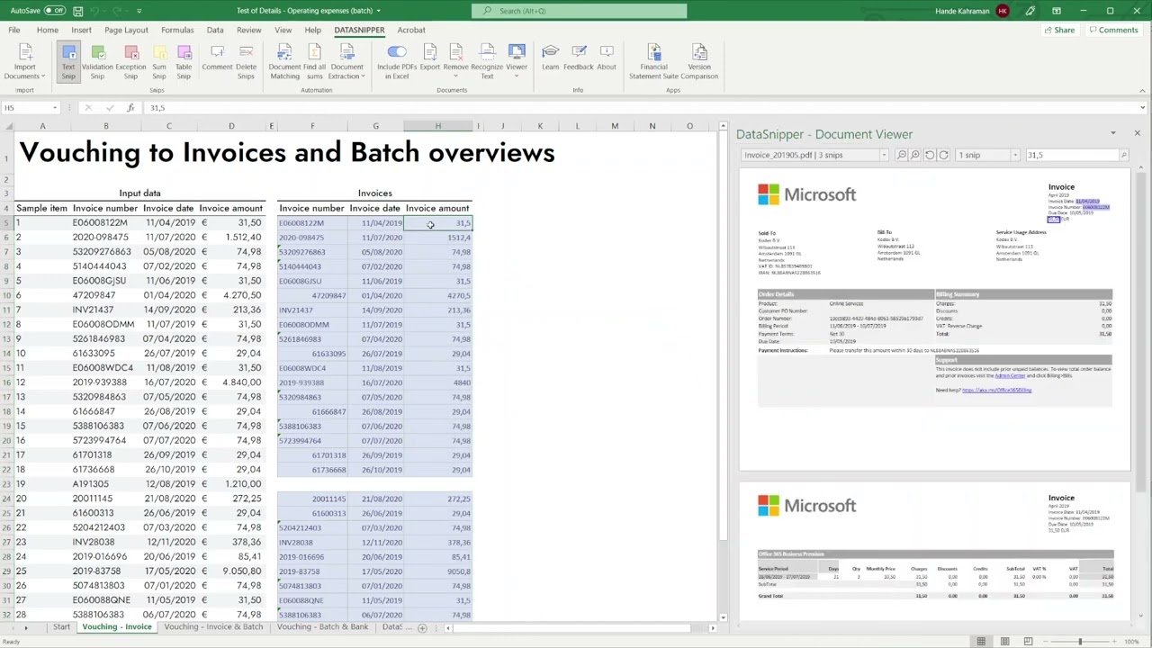 DataSnipper 4.0 - Getting Started with Document Matching