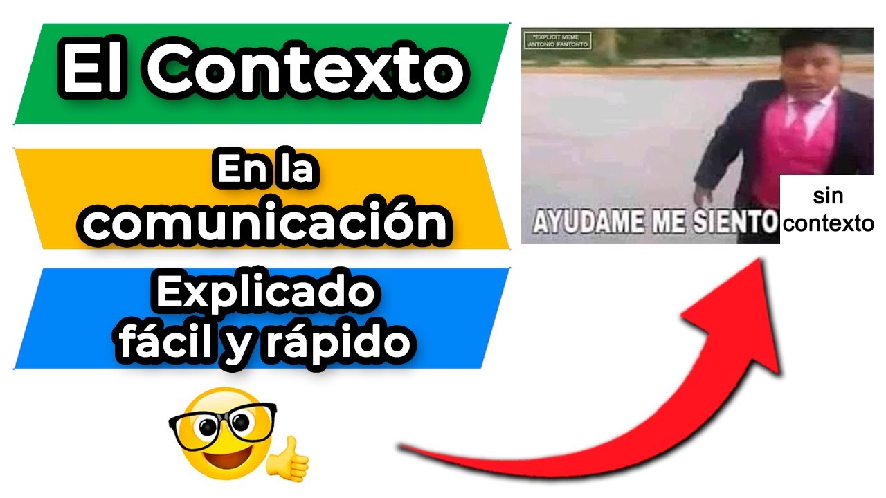 ¿Qué es el CONTEXTO en la COMUNICACIÓN?