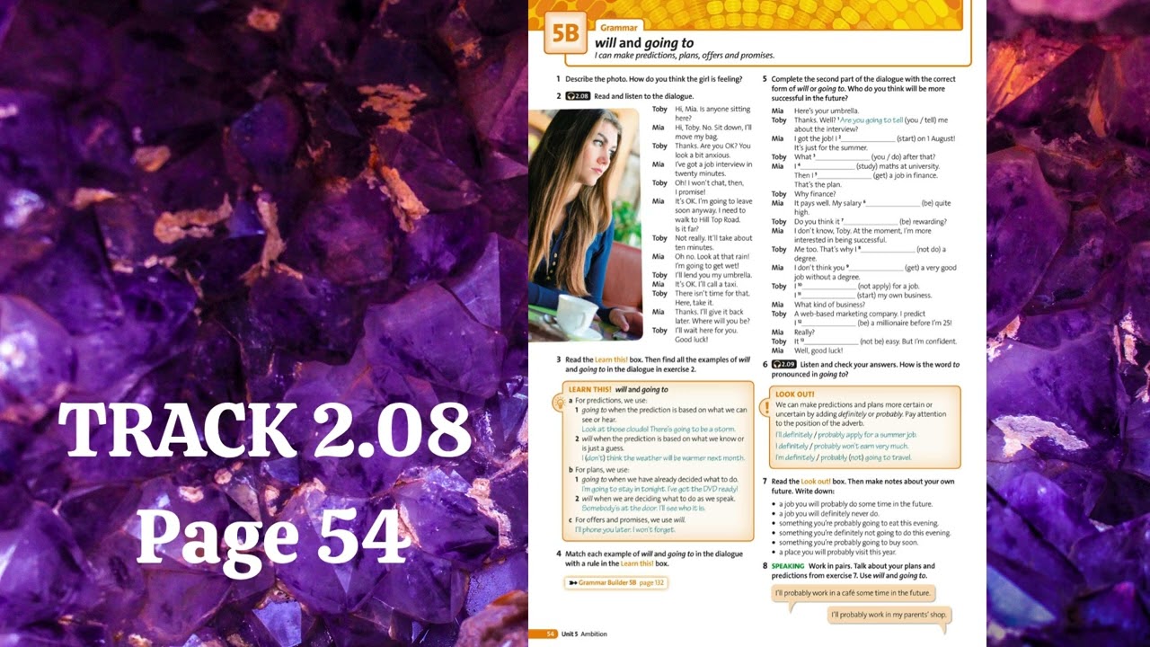 SOLUTION PRE - INTERMEDIATE 3rd SB UNIT 5 - AMBITION