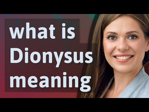 Dionysus | meaning of Dionysus