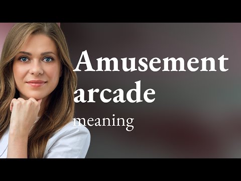 Amusement arcade — AMUSEMENT ARCADE definition
