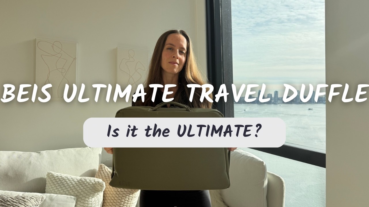 Honestly, IS this the ULTIMATE travel duffle?! Review and pack the beis ultimate travel duffle w/ me