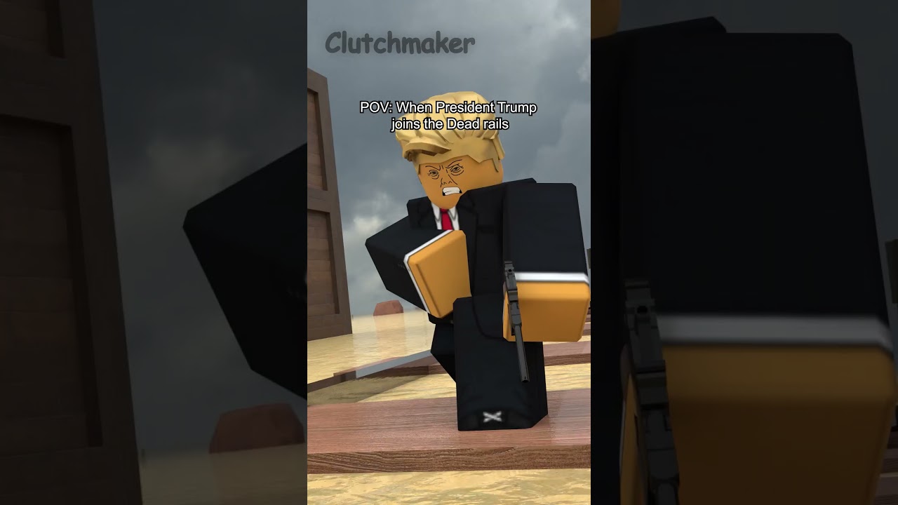 POV: When President Trump joins the Dead rails ☠️