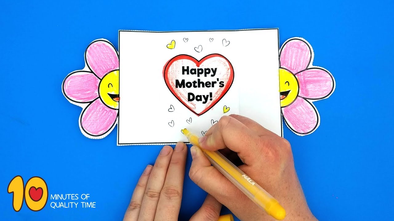 Happy Mothers Day Card Template