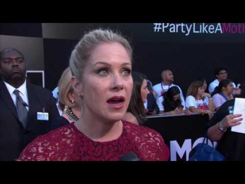 Bad Moms: Christina Applegate Movie Premiere Interview | ScreenSlam