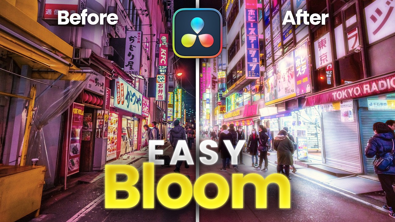 Easy Highlight Bloom Effect in DaVinci Resolve