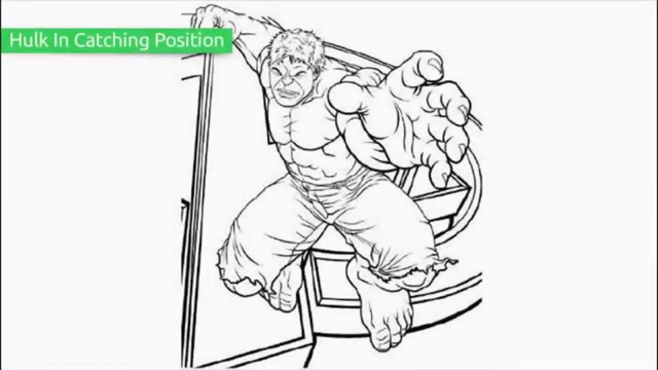 Top 20 Free Printable Hulk Coloring Pages