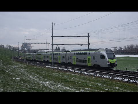 S-Bahn Bern - Traffico ferroviario a Kehrsatz, Bümpliz e Riedbach - 28.11.2015