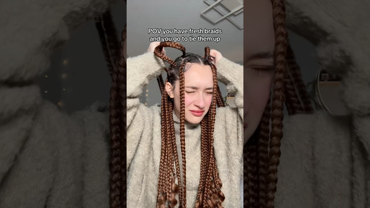 THE PAINNNN!! #braids #relatable