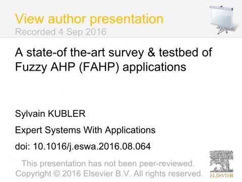 A state-of the-art survey & testbed of Fuzzy AHP (FAHP) applications