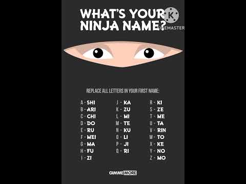 What's your ninja name