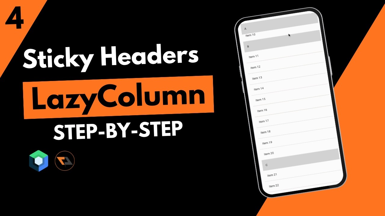 [Step-by-Step][4] Guide: List with Sticky Header using LazyColumn
