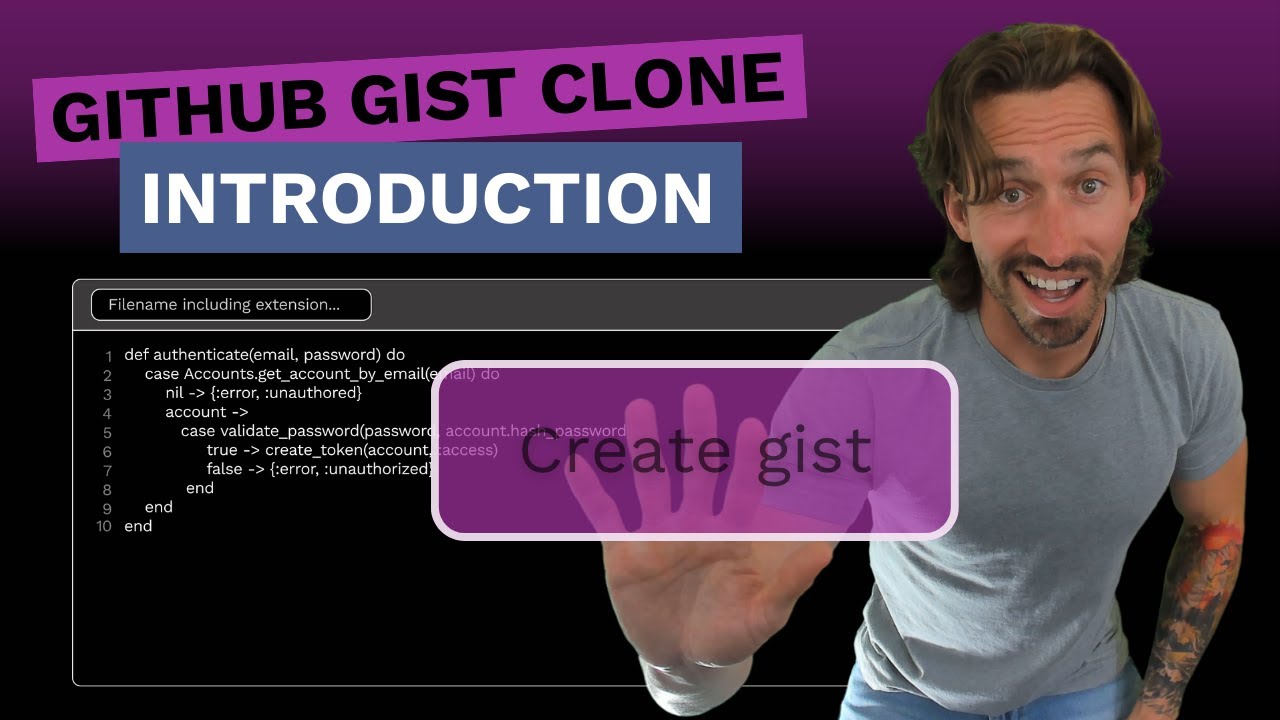 Introduction to Building a GitHub Gist Clone with Phoenix LiveView - Kickstart Your Elixir Journey